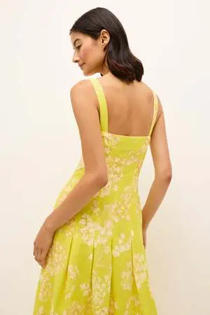 MARIE OLIVER Dixon Dress - Honeysuckle