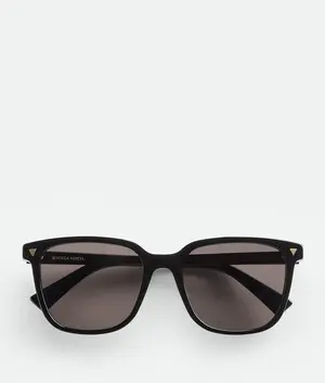 BOTTEGA  VENETA Bottega Veneta Square Sunglasses - Black/grey