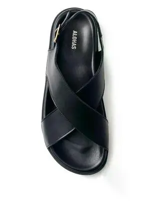 ALOHAS Nico Cross-strap Sandals - Black