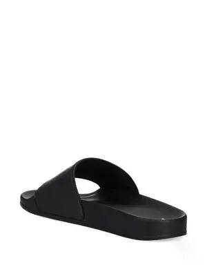 MSGM Debossed-logo Slides - Black