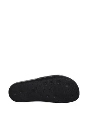 MSGM Debossed-logo Slides - Black