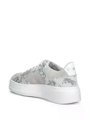 Iceberg Camouflage Platform Sneakers