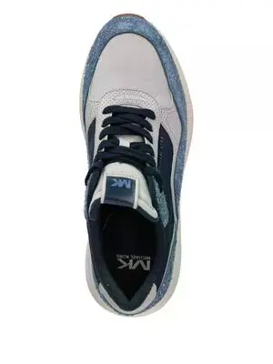Michael Kors Trevor Denim-panel Sneakers - Blue