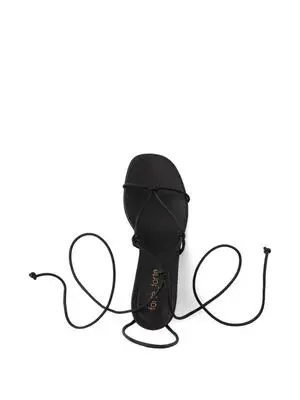 FORTE_FORTE Knotted Ankle-wrap Sandals