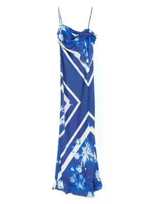 MSGM Printed Maxi Dress