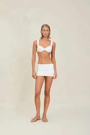 Devon Windsor Pikka Mini Skirt - Natural
