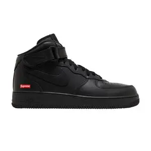 Nike Supreme X Air Force 1 Mid 'box Logo - Black