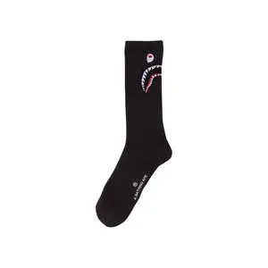 A BATHING APE Shark Crew Socks - Black