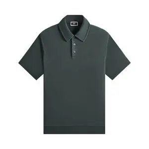 Kith Crystal Wash Interlock Graham Polo 'machine - Green