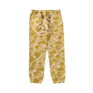 A BATHING APE Color Camo Shark Sweatpants - Yellow