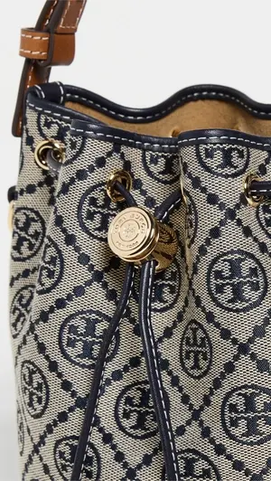Tory Burch T Monogram Mini Bucket Bag