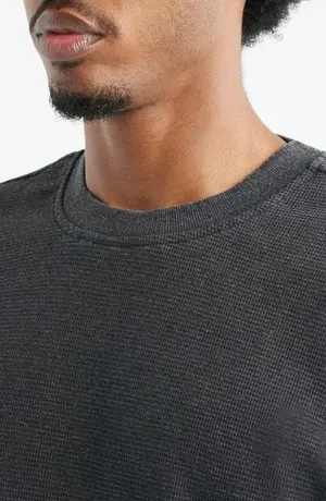 Bp. Oversize Waffle T-shirt - Black