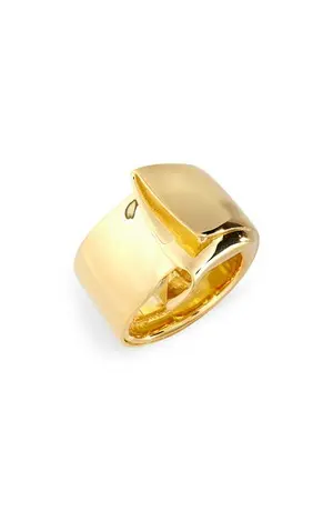 Completedworks Draped Fold Ring - 18ct Gold Plated