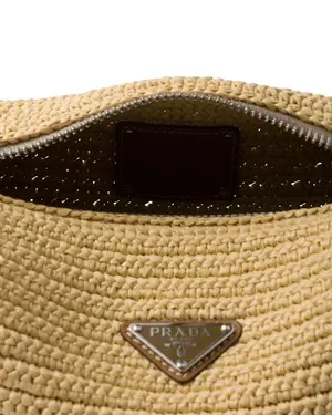 Prada Crochet Shoulder Bag - Neutral