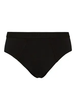 Hanro Cotton Essentials Cotton Brief All Black