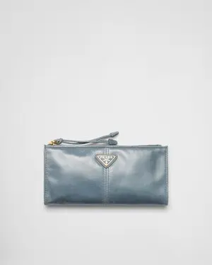 Prada Leather Pouch - Aviator Blue