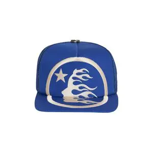 HELLSTAR Big Logo Trucker Hat - Blue