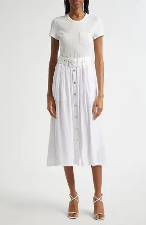 Ramy Brook Sylvie Mixed Media Dress