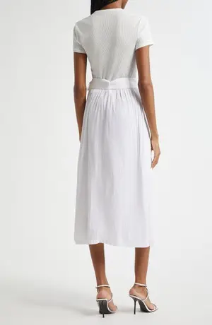 Ramy Brook Sylvie Mixed Media Dress