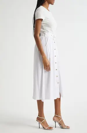 Ramy Brook Sylvie Mixed Media Dress