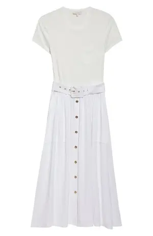 Ramy Brook Sylvie Mixed Media Dress