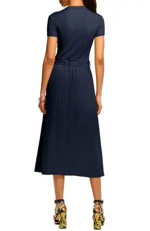 Ramy Brook Sylvie Mixed Media Dress