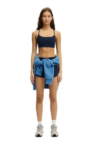 Cotton:on Active 365 Keyhole Crop - Prep Sport Navy