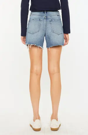 KANCAN Tamara High Rise Denim Shorts