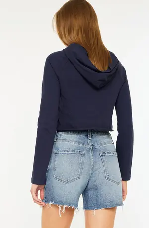 KANCAN Tamara High Rise Denim Shorts