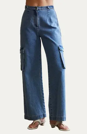 CRESCENT Denim Cargo Pants