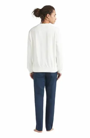 Vilebrequin Crewneck Sweatshirt With Family Graphic - Off White