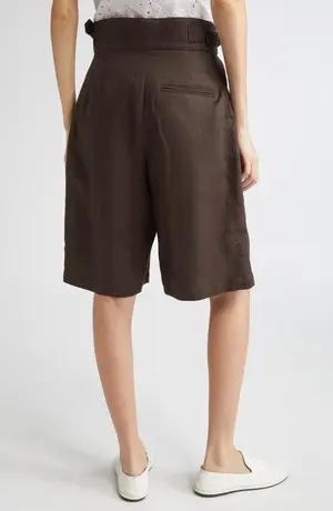 BODE Smith Linen Bermuda Shorts