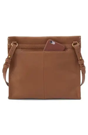 Hobo Medium Austin Leather Crossbody Bag - Timber Brown