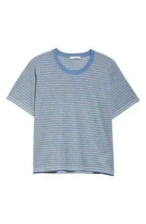 THE ROW Jansu Stripe Cashmere & Cotton T-shirt