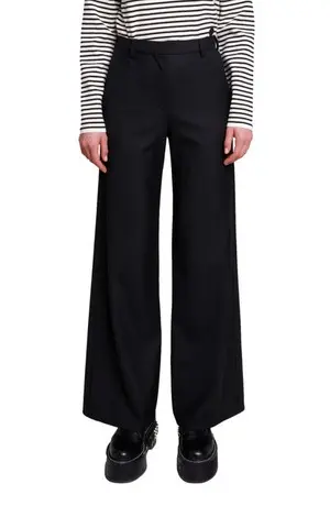 Maje Flared Trousers - Black
