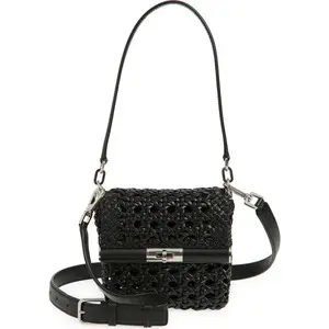 Dolce & Gabbana Marlene Woven Leather Shoulder Bag