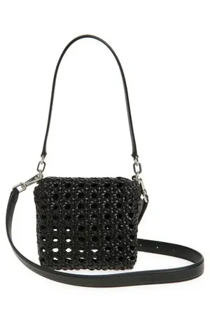 Dolce & Gabbana Marlene Woven Leather Shoulder Bag