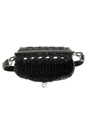 Dolce & Gabbana Marlene Woven Leather Shoulder Bag