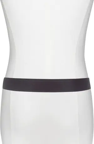 Vince Pebbled Leather Belt - Chocolate