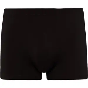 Hanro Cotton Superior Cotton Boxer Brief - Black