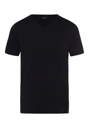 HANRO Living Cotton V-neck T-shirt
