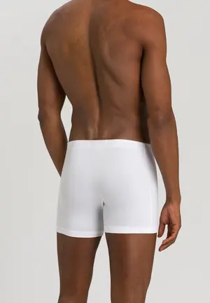 Hanro Cotton Superior Long Leg Boxer Brief - White