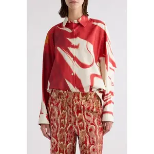 Dries Van Noten Drop Shoulder Shirts For Women