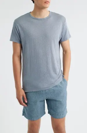 ALEX CRANE Sun Linen T-shirt - Wave
