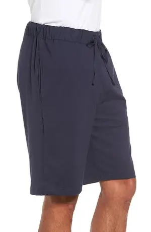 Hanro Night & Day Cotton Knit Shorts - Black Iris