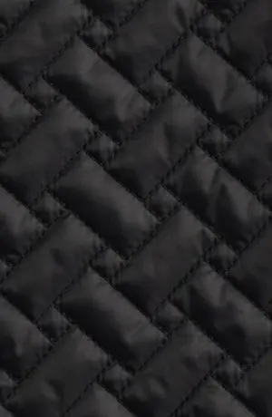 London Fog Water Resistant Quilted Jacket - Black