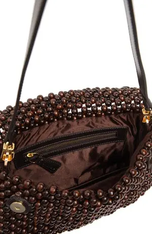Staud Timmy Beaded Shoulder Bag