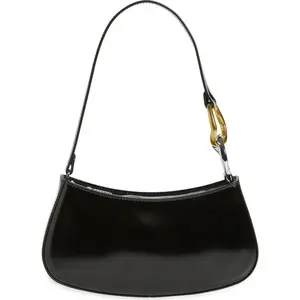 Staud STAUD Ollie Leather Shoulder Bag Black
