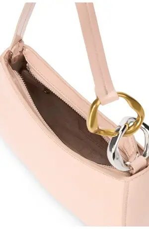 Staud Ollie Leather Shoulder Bag - Blush