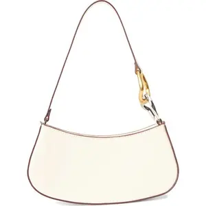 Staud Ollie Leather Shoulder Bag - Cream
